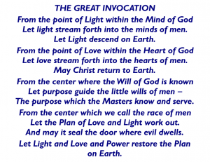 The Great Invocation | New Age Developments